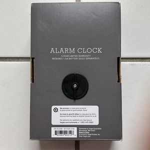Threshold | Wall Decor | Threshold Silver Finish Alarm Clock | Poshmark